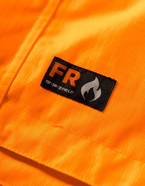 Forcefield Hi-Vis Orange Flame-Resistant (FR) Ripstop Light Weight Jac ...