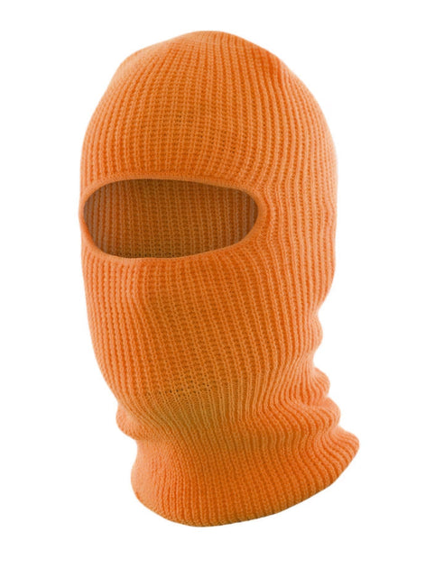 Orange Knitted Acrylic Balaclava, one opening – Forcefield Canada - Hi ...